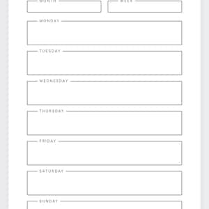 Day by Day Planner,daily Planner,day at a Glance,daily Tracker,day to ...