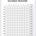 Saving Grid,savings Challenge,savings Chart,save 5000,savings Log ...