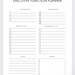 Executive Function Planner,brain Dump Printable,thought Organizer, ADHD ...