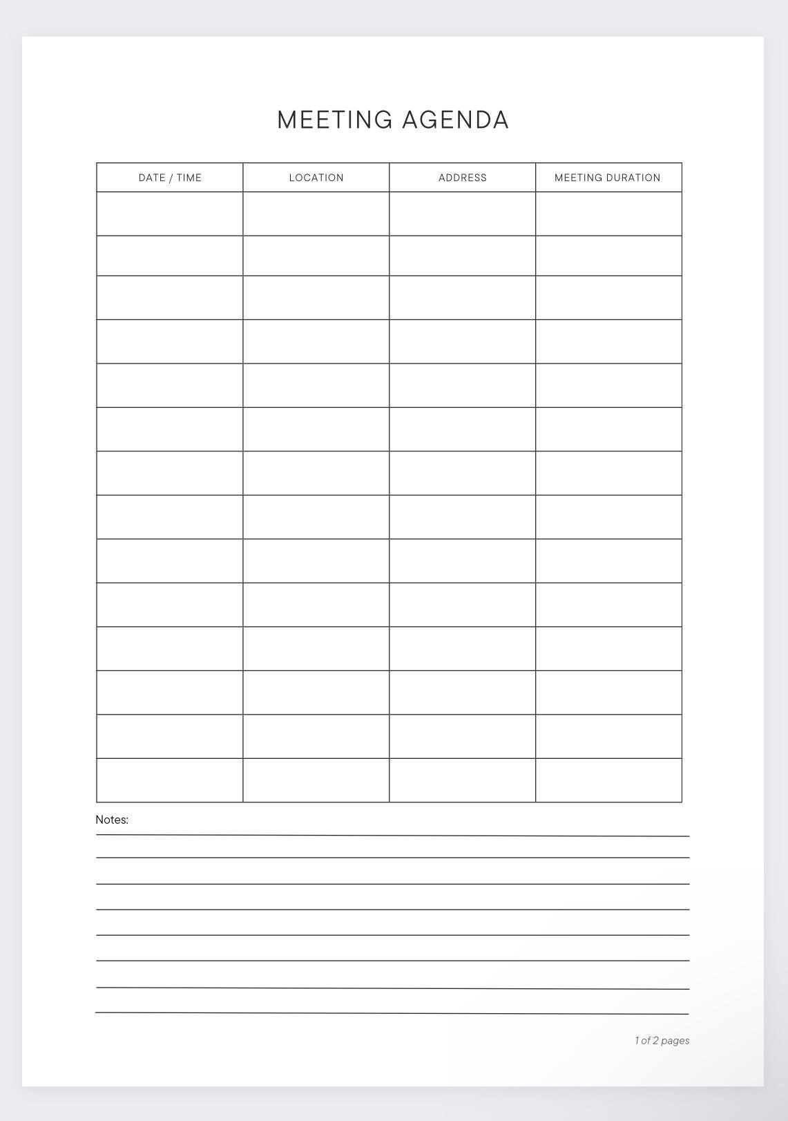 Meeting Agenda,meeting Notes,meeting Minutes,note Taking,project ...