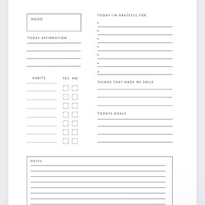 Gratitude Journal,thoughts Planner,affirmation Planner,gratitude ...