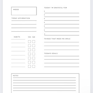 Gratitude Journal,thoughts Planner,affirmation Planner,gratitude ...