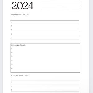 Goal Planner 2024,personal Goal Planner,dream Life Planner,goal Setting ...
