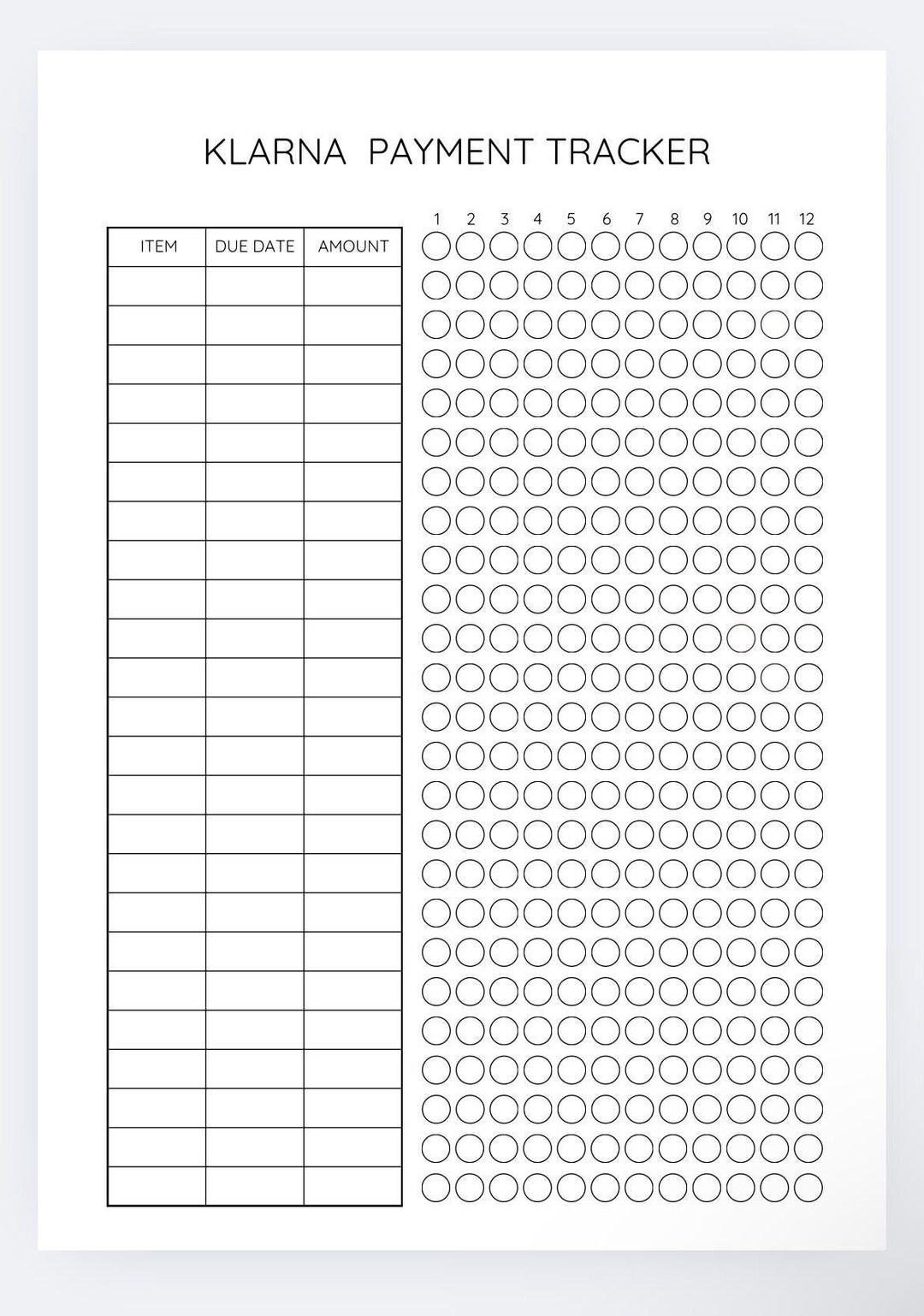 Klarna Payment Tracker,buy Now Pay Later Tracker,installment Payment ...