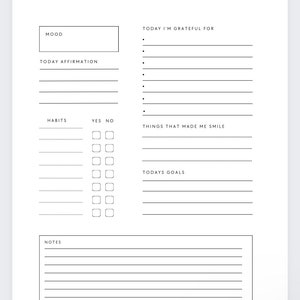 Gratitude Journal,thoughts Planner,affirmation Planner,gratitude ...