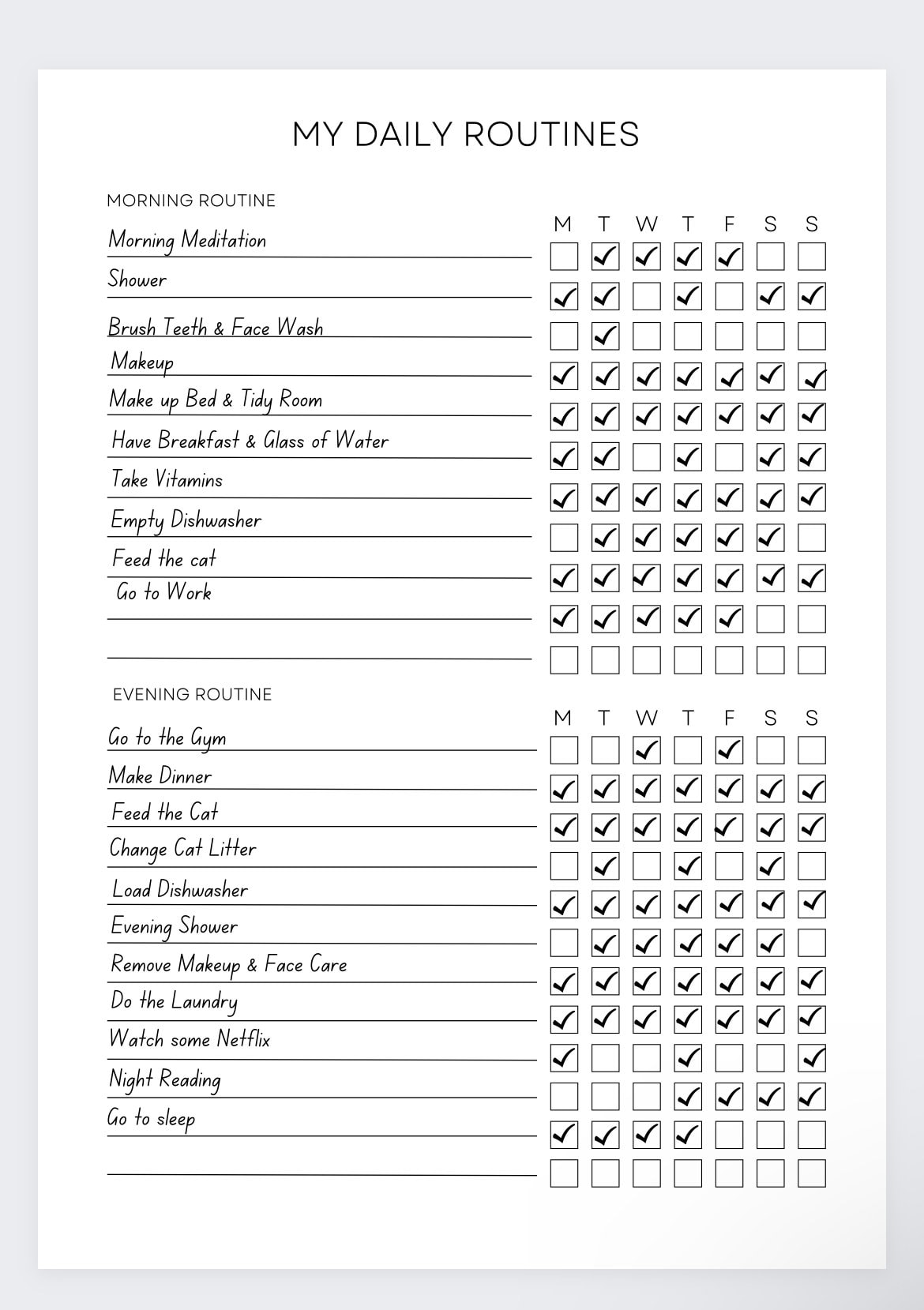 Mi rutina diaria, Planificador diario, Planificador feliz, Lista de ...
