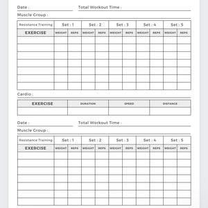 Exercise Tracker,workout Tracker,75 Soft Challenge,fitness Log,workbook ...