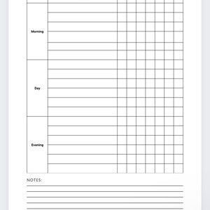 Supplement Tracker,dietary Supplement Log,supplement Tracker Printable ...