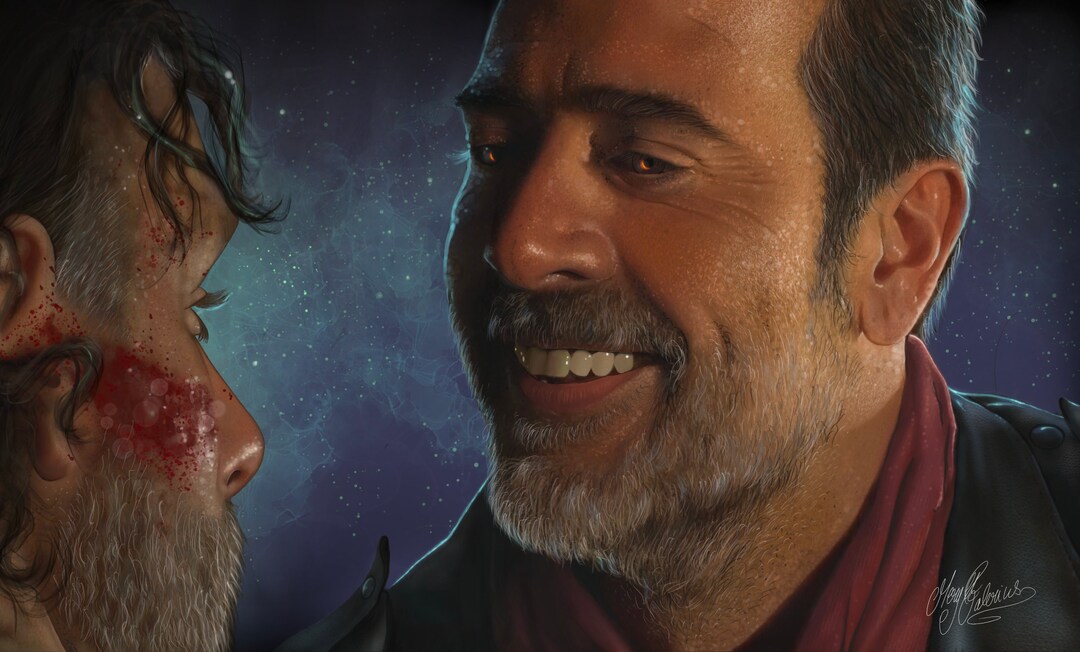 I Am Negan TWD Fanart Poster - Etsy