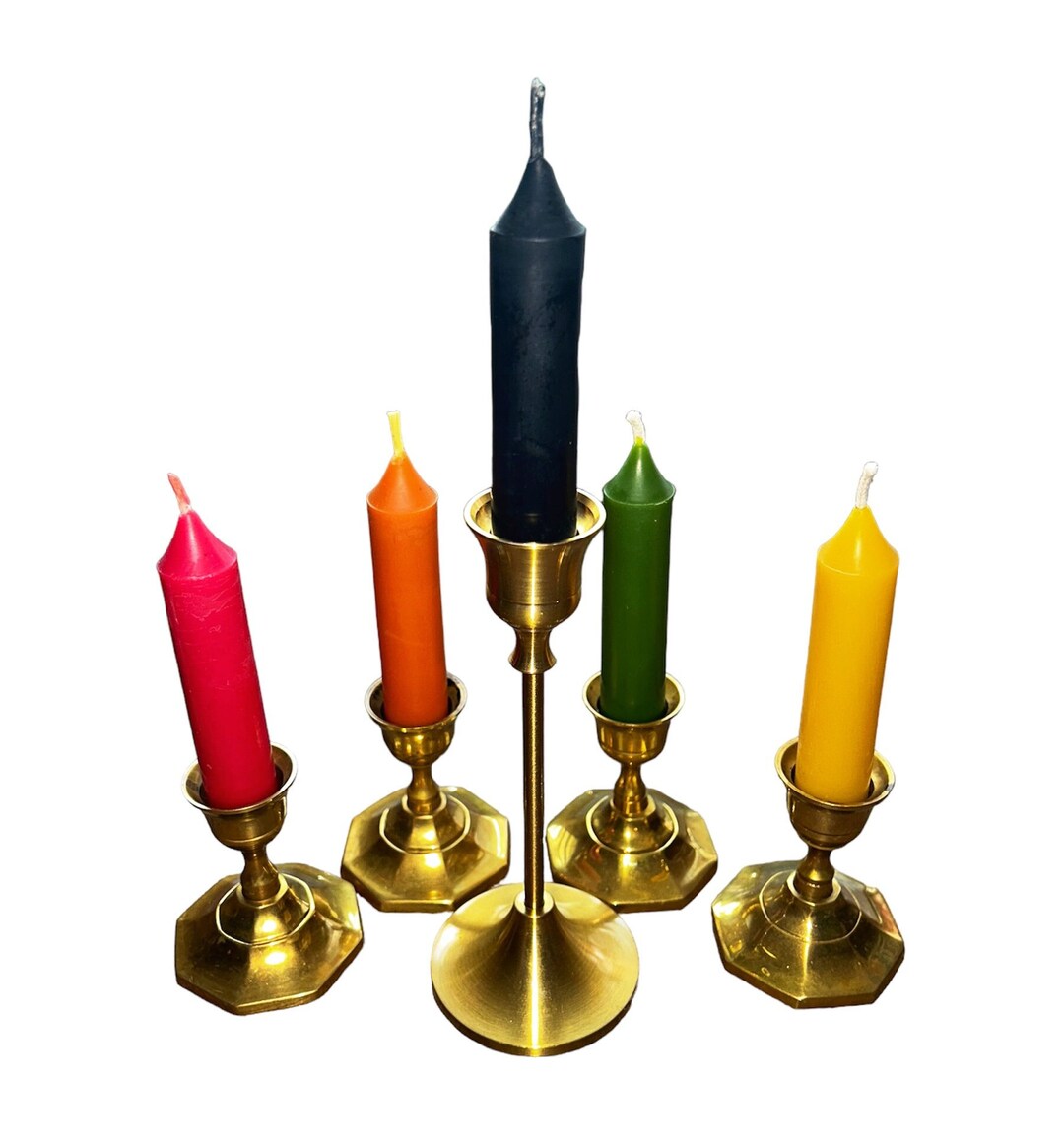 4'' Beeswax Tapers / 7/8 Inch Base / 100% Pure USA Beeswax / Chime ...