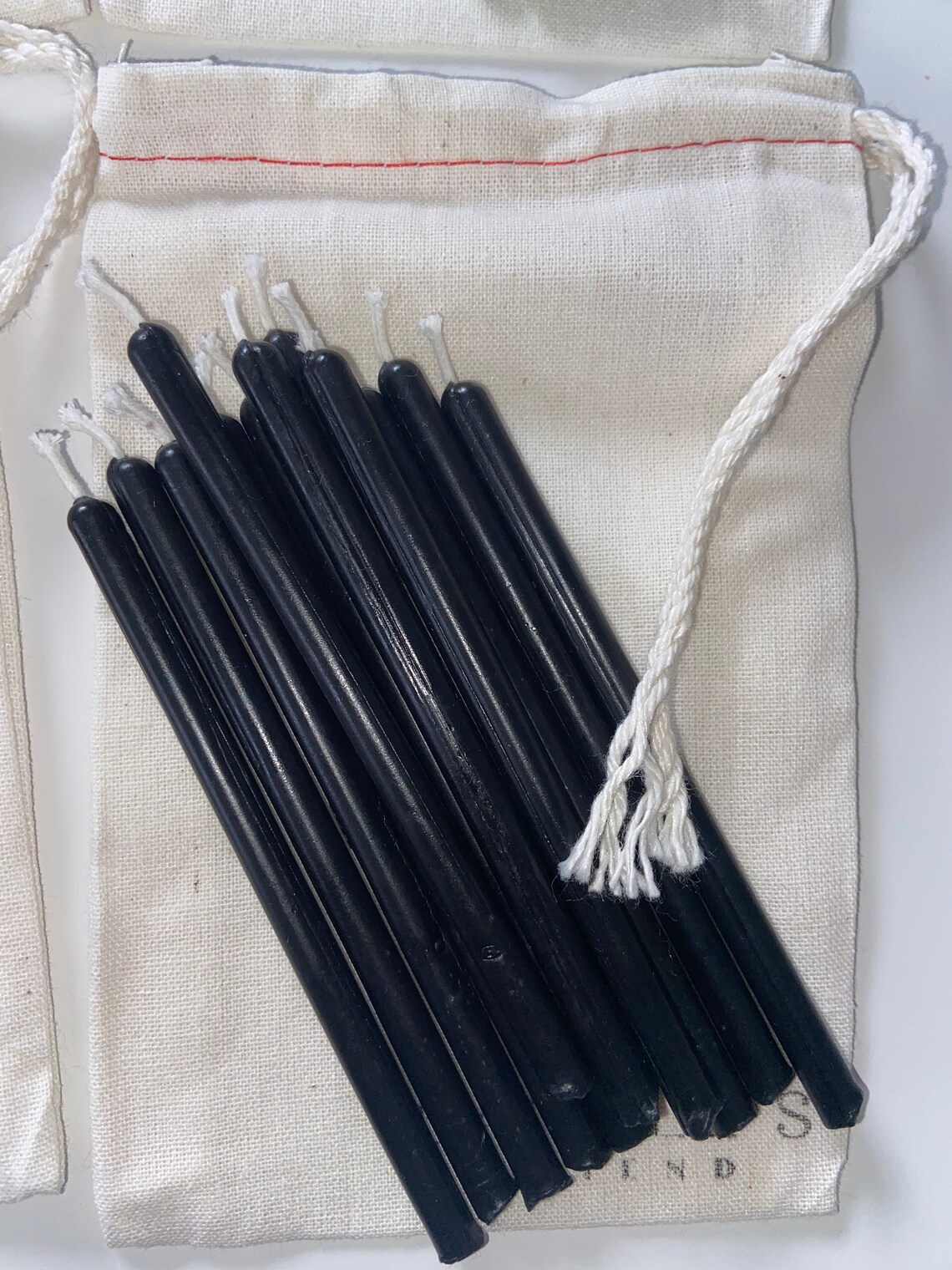 12 Mini Thin Taper Beeswax Candles / 4'' or 5''/ 100% Pure Beeswax ...