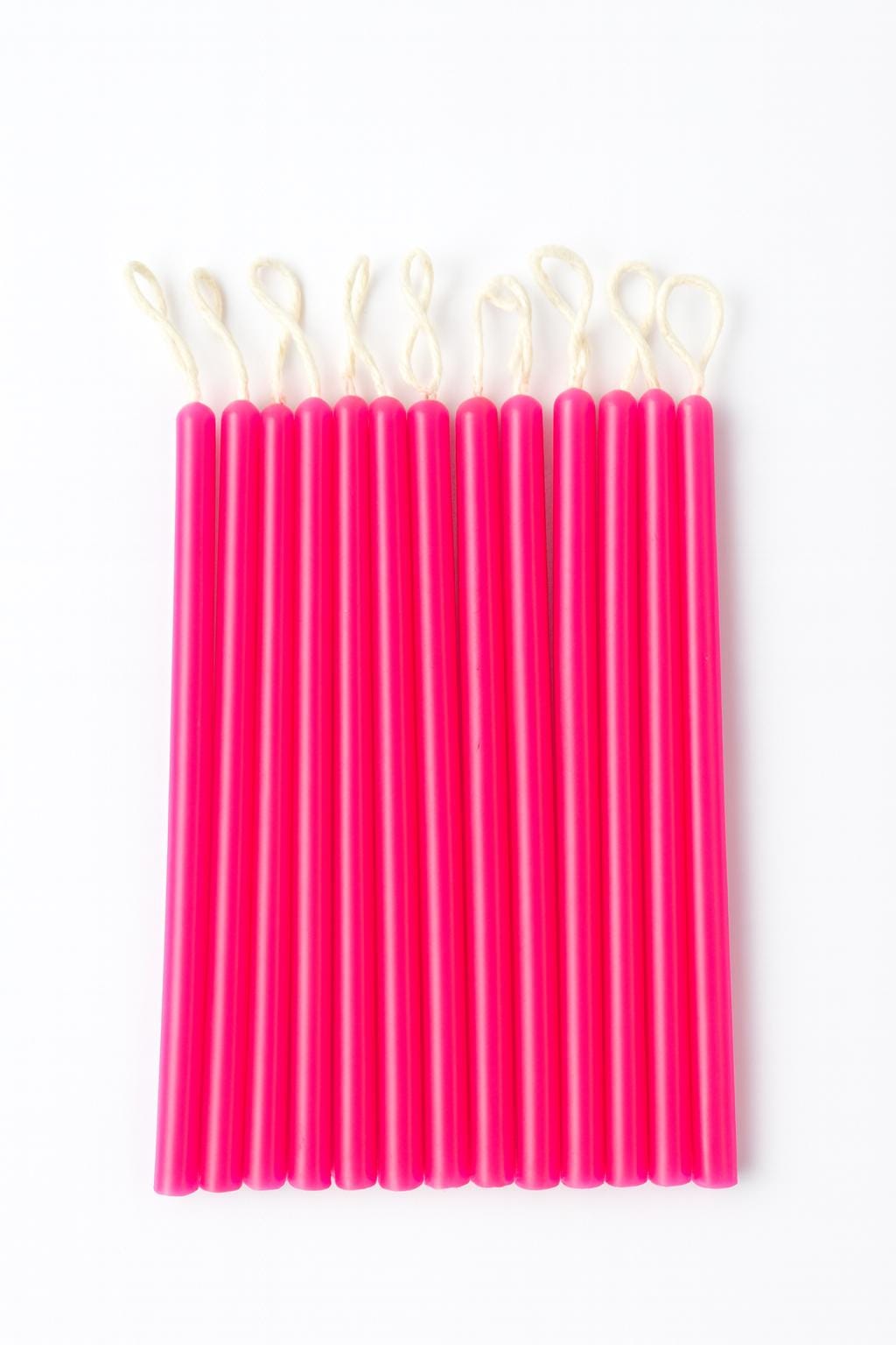 12 Joined Mini Thin Taper Beeswax Candles / 4'' or 5''/ 100% Pure ...