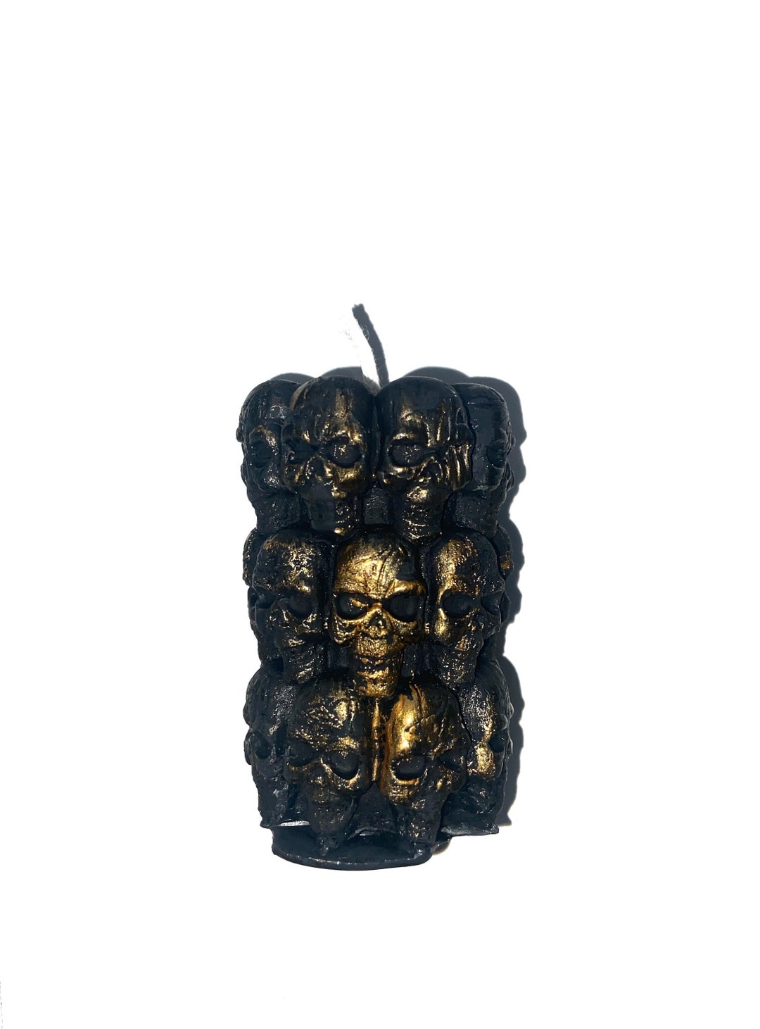 Skull Candle / Scull Tower / 100% Pure Beeswax / Ritual / Ancestor Cult ...