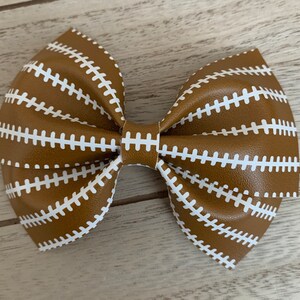 Football Stitching/football Field Hair Bows - Etsy