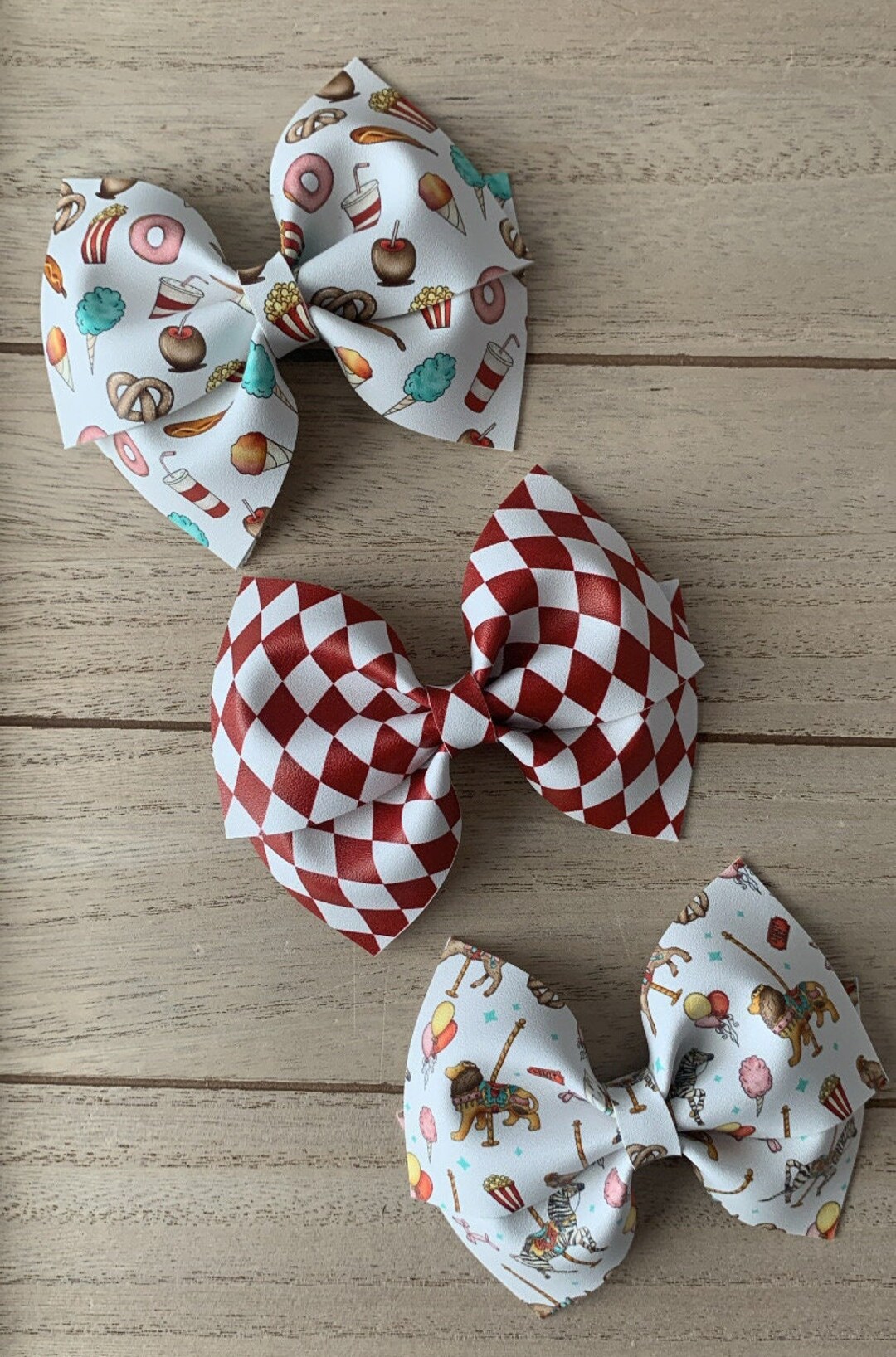 Circus Inspired Hair Bows - Etsy