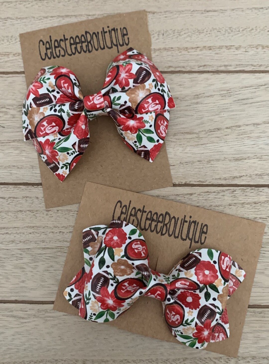 SF and Flowers Inspired Hair Bows - Etsy
