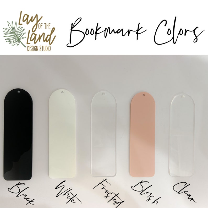 Personalized Bookmark Acrylic Bookmark Custom Bookmark - Etsy
