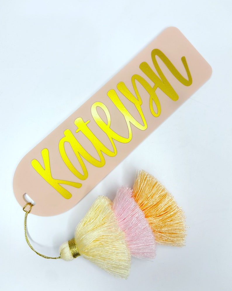 Personalized Bookmark Acrylic Bookmark Custom Bookmark - Etsy