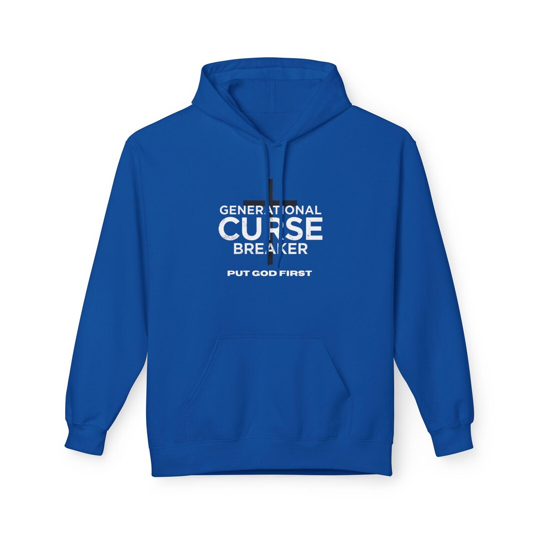 Generational Curse Breaker Hoodie | Subtle Religious Cross Design - Etsy