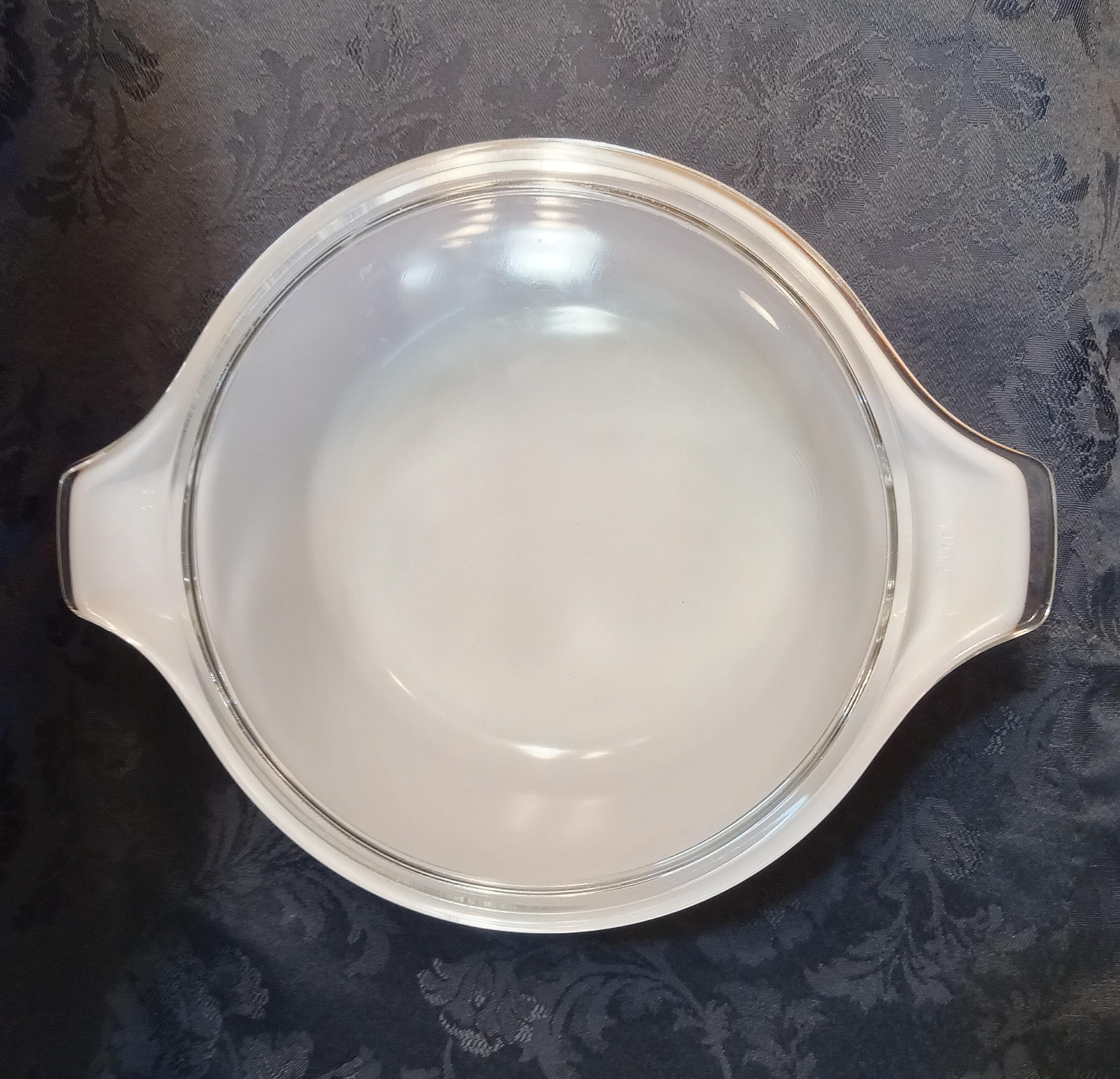 Vintage Pyrex Dynasty Rose 1978 Casserole Dish - White Floral Vase ...