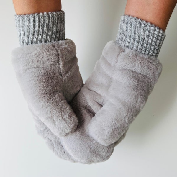 Double Knit Mittens - Etsy