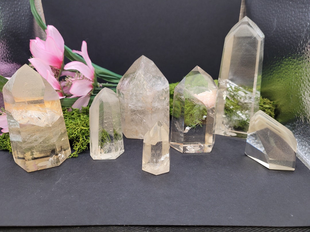 High Quality Critrine Towers, Inclusions, Chatoyance, Rainbows, Crystal ...