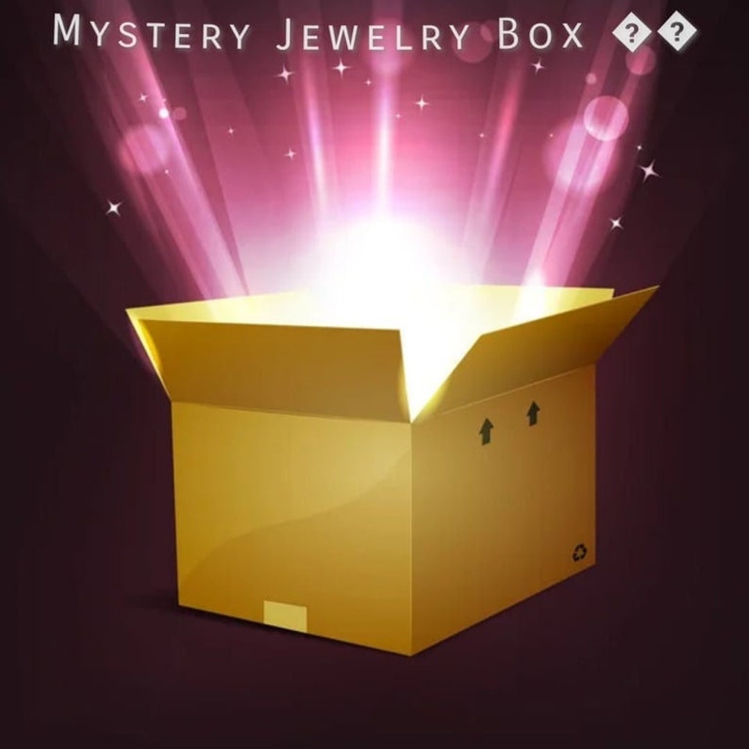 Crystal Mystery Jewelry Box, Handmade Gifts; Earrings(hypoallergenic ...