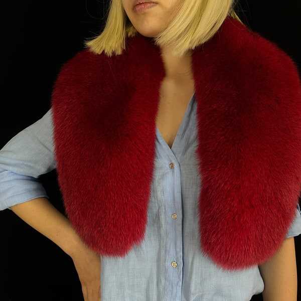 Red Fox Scarf - Etsy