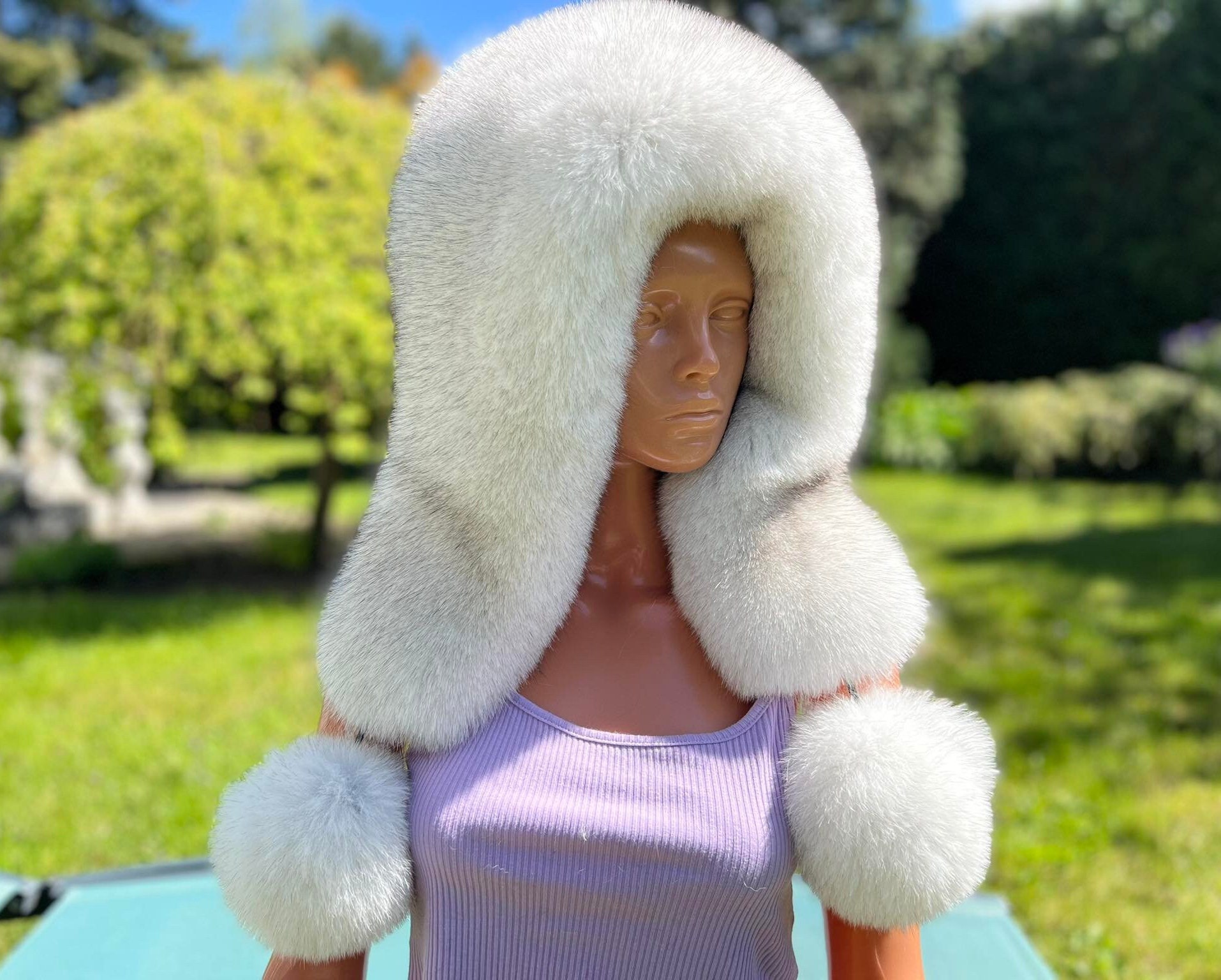 Seal fur hat store