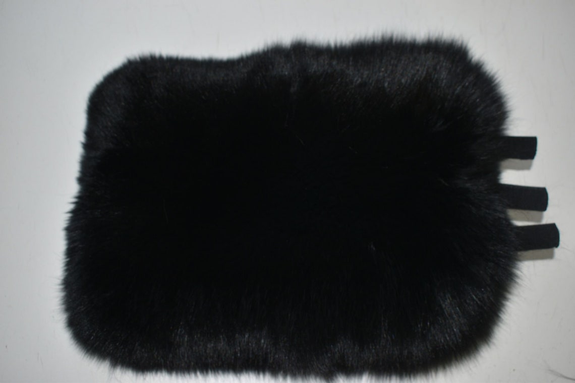 Black Blue Fox Fur Fleshlight Tube With Handle Adjustable for | Etsy UK