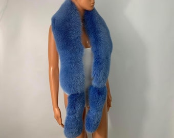 Blue Fox Stole - Etsy