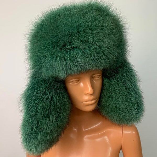 Ushanka Green - Etsy