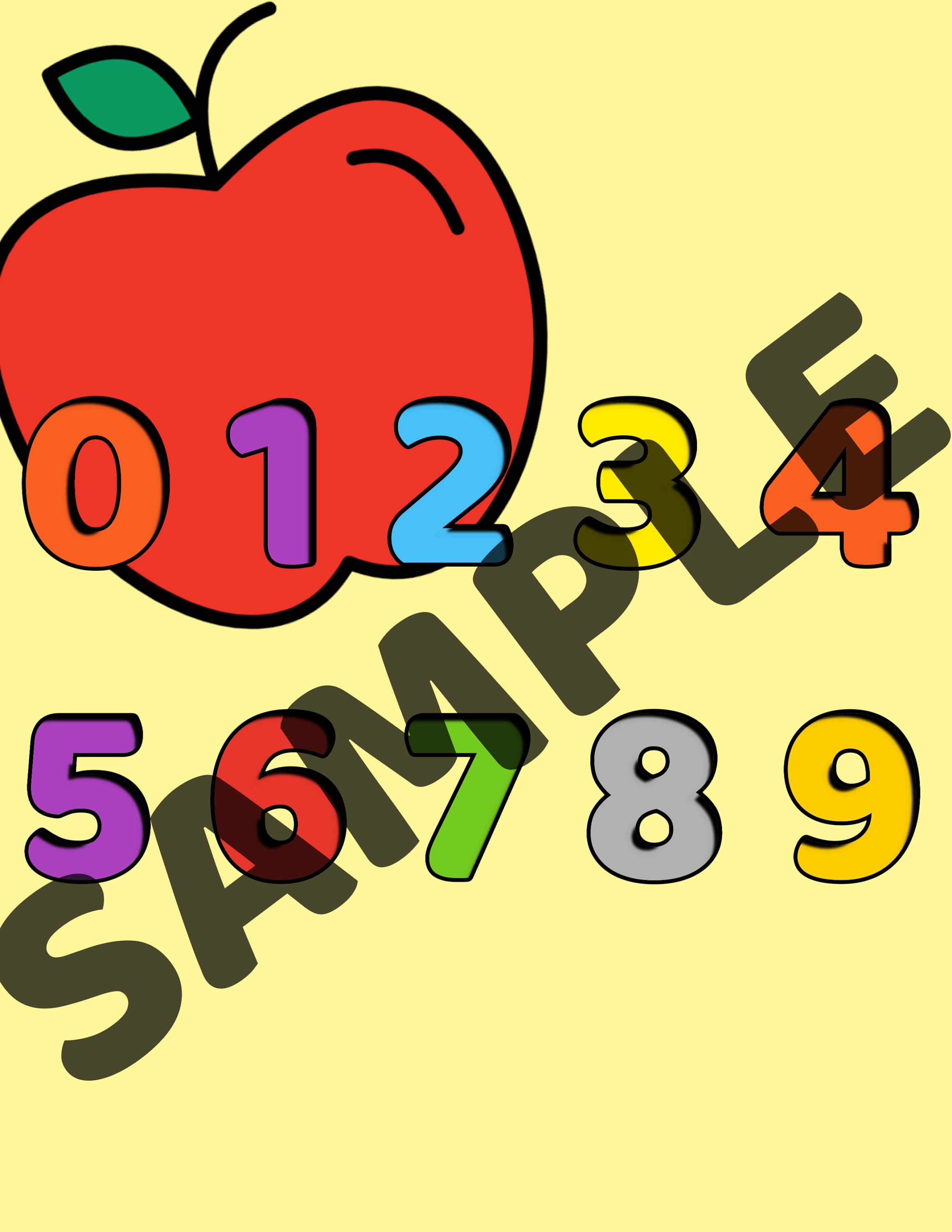 IMPRIMIBLES DE ALFABETO Y NÚMEROS - Etsy España