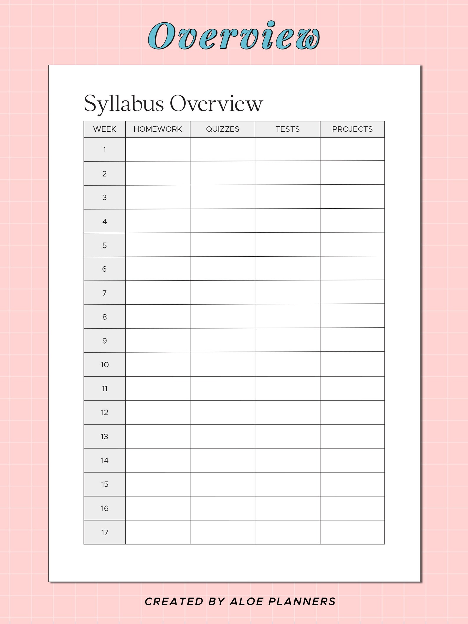 2023-2024 Simple Digital Student Planner Course & Assignment - Etsy