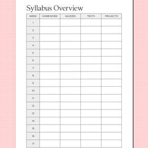 2023-2024 Simple Digital Student Planner Course & Assignment - Etsy