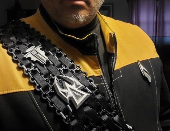 Worf's Chainmail Sash From Star Trek, Custom Size to Order - Etsy