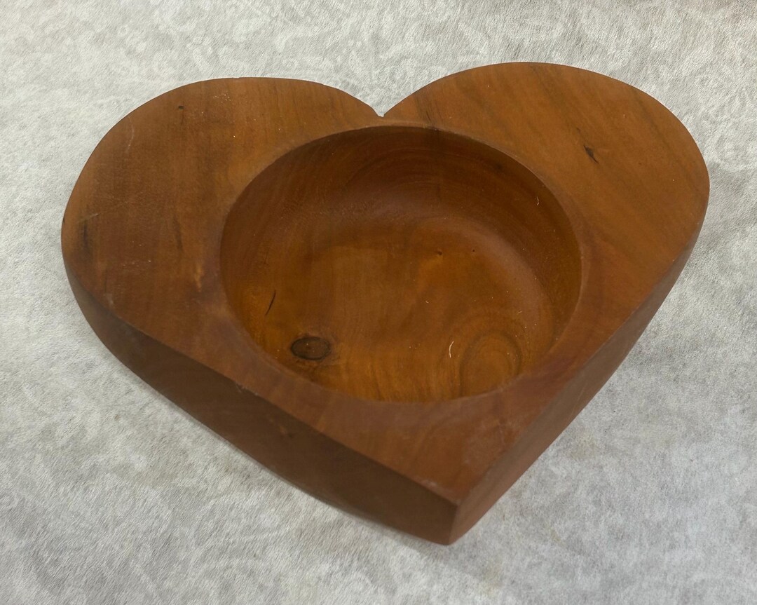 Heart Shaped Cherry Bowl 8x2 Inches - Etsy