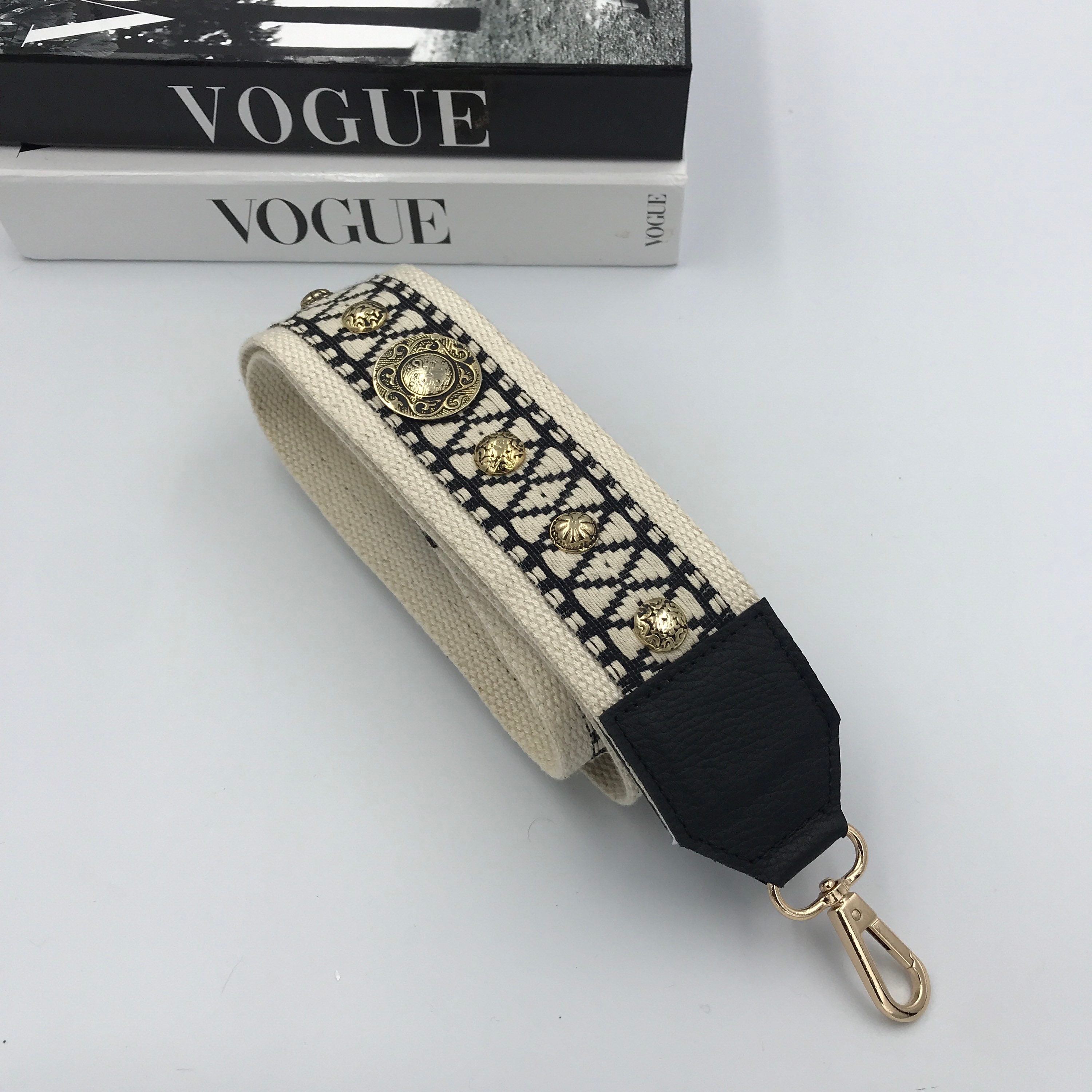 Boho Style Designer Metal Studded Bag Strap Ethnic Handbag - Etsy