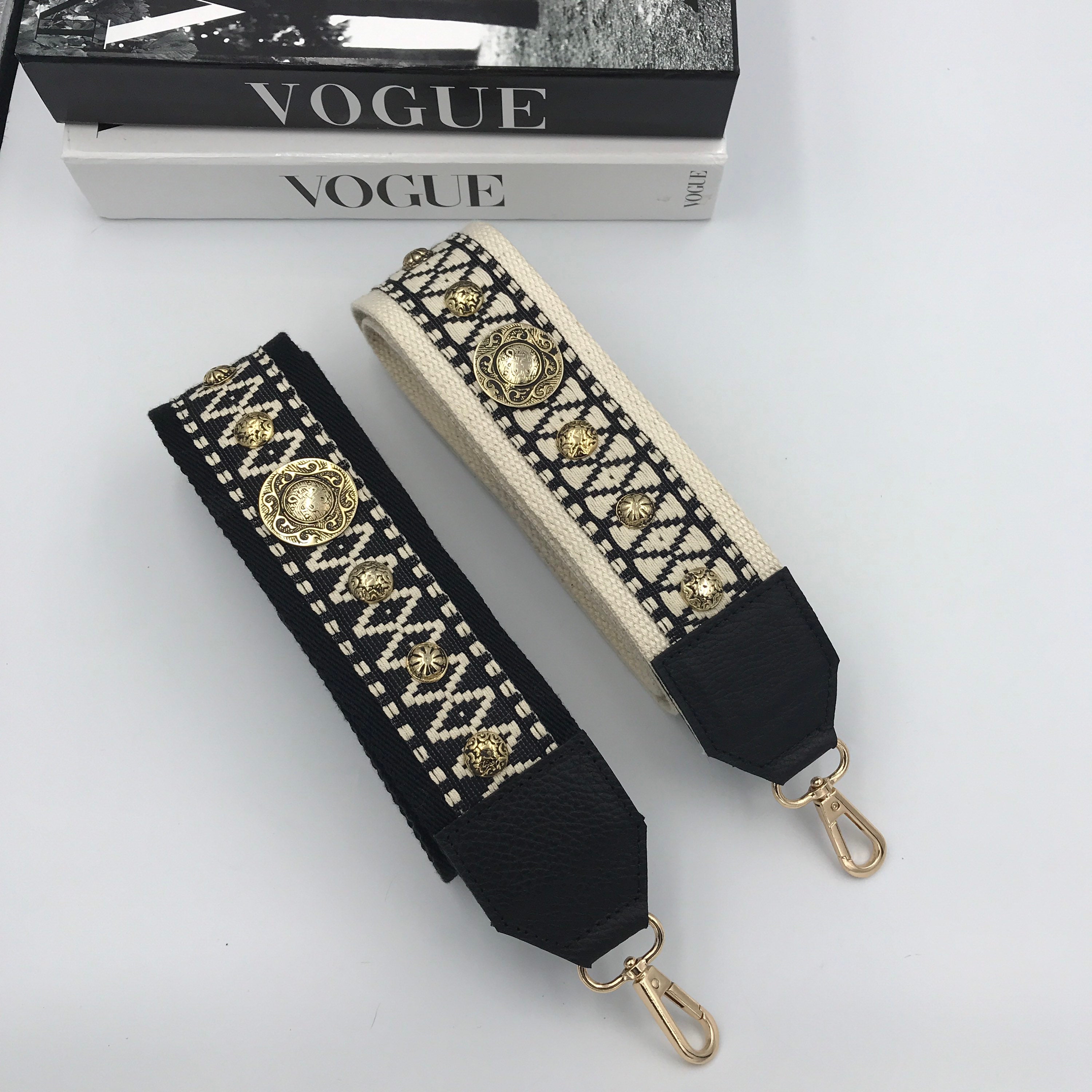 Boho Style Designer Metal Studded Bag Strap | Ethnic Handbag Strap ...