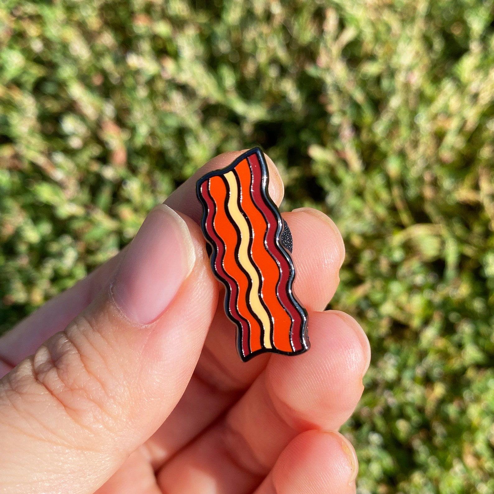 Fried Egg N Bacon Enamel Pins Set / Fried Egg Hard Enamel Pin - Etsy
