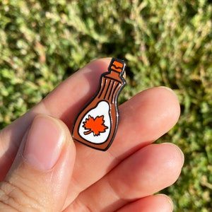 Pancake N Syrup Enamel Pins Set / Pancake Hard Enamel Pin / Syrup Hard ...