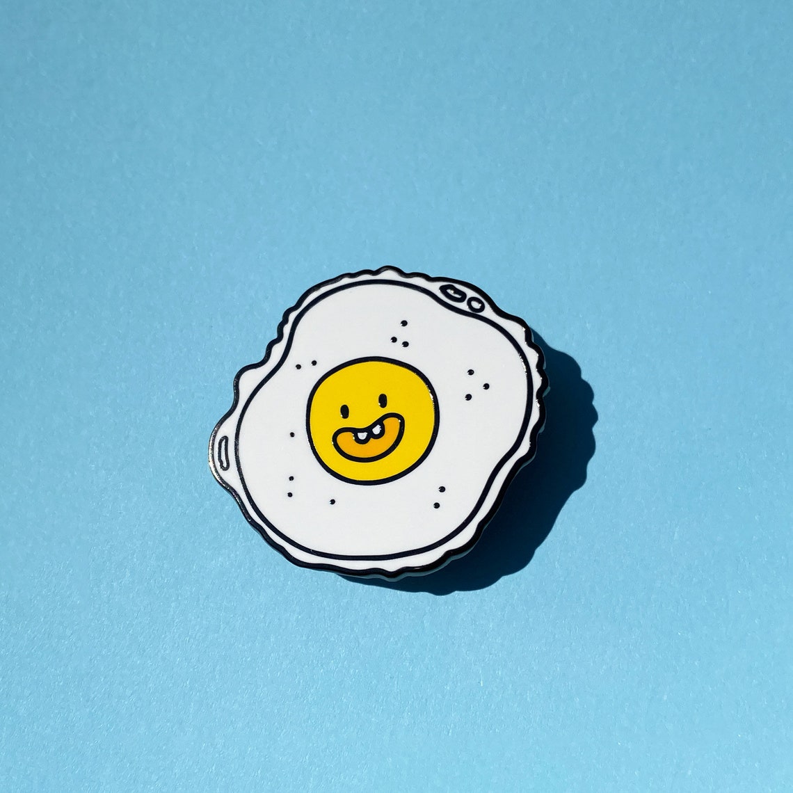 Fried Egg N Bacon Enamel Pins Set / Fried Egg Hard Enamel Pin - Etsy