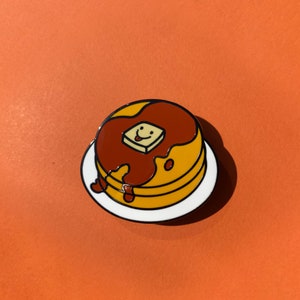 Pancake N Syrup Enamel Pins Set / Pancake Hard Enamel Pin / Syrup Hard ...