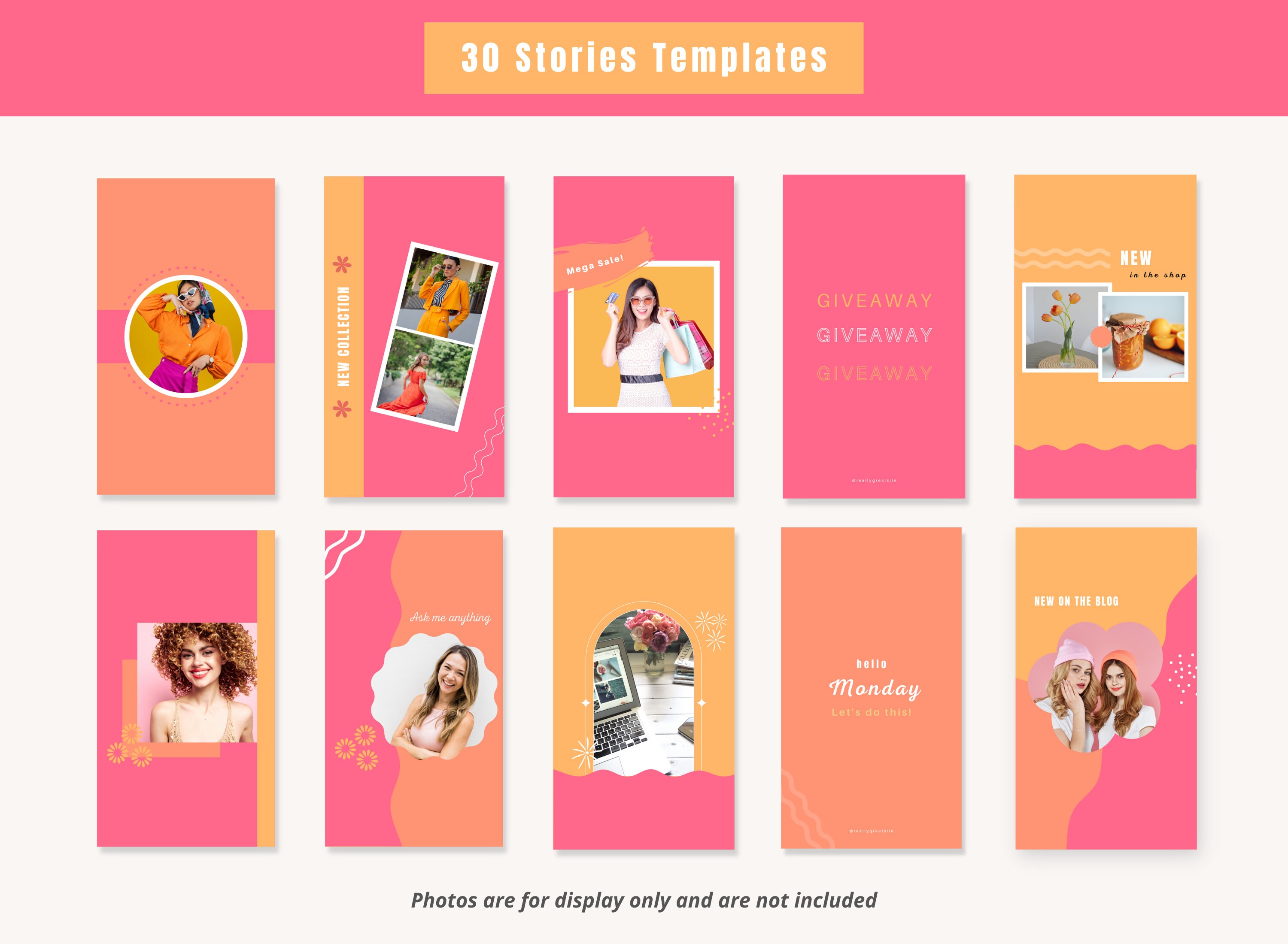 Colorful Instagram Story Templates Canva Creative Instagram Templates