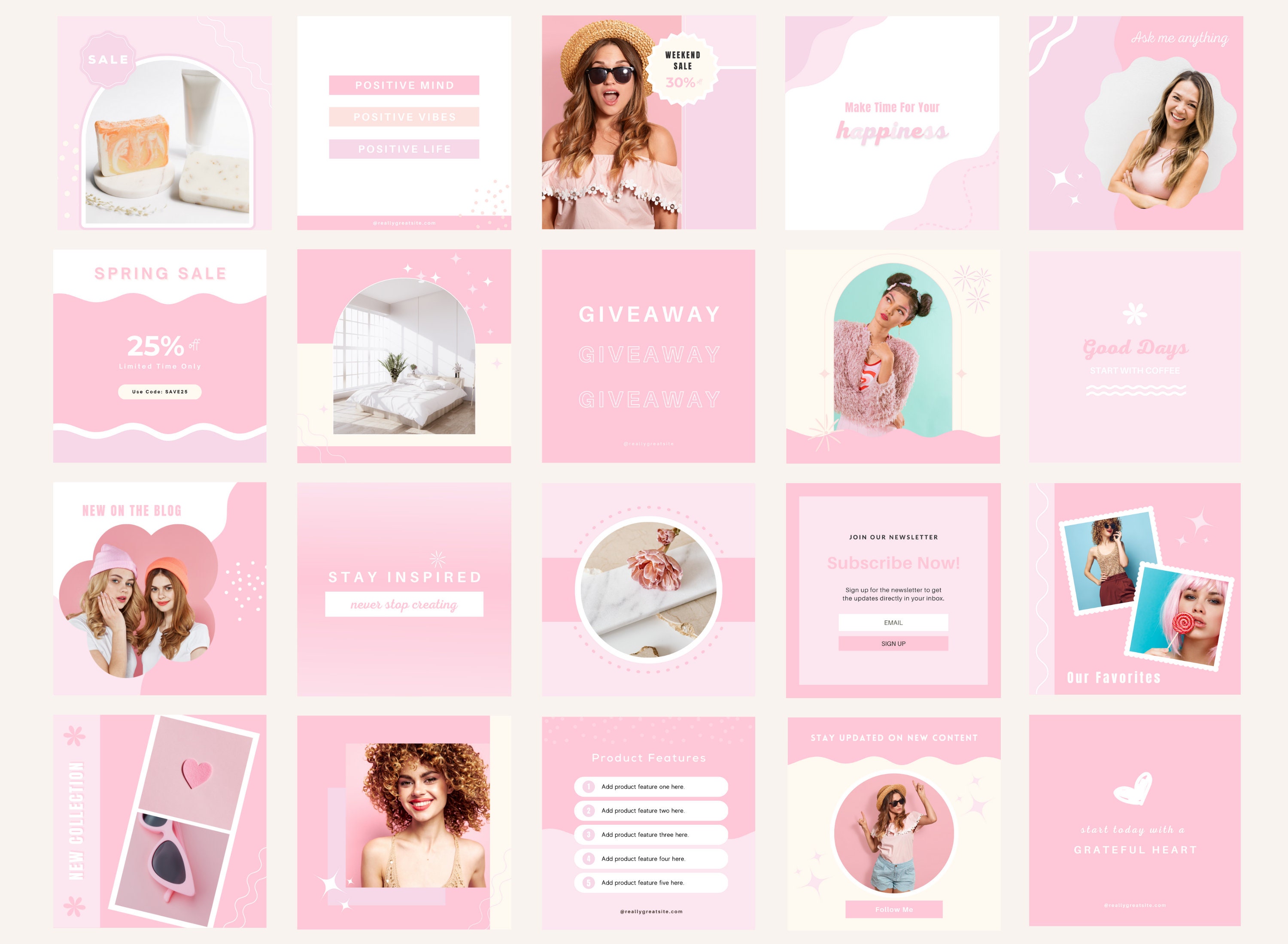Blogger Templates Pink