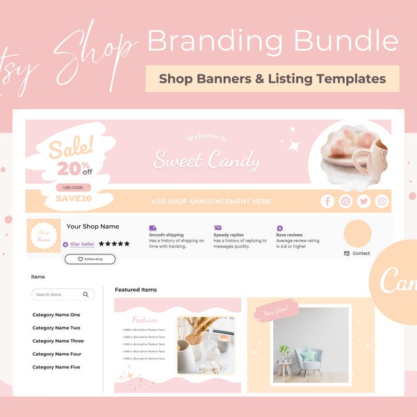Cute Etsy Banner - Etsy