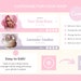 Pink Etsy Shop Banner Templates, Etsy Branding Kit, Light Pink Canva ...