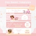 Pink Etsy Shop Banner Set Etsy Branding Kit Canva Templates Etsy Store ...