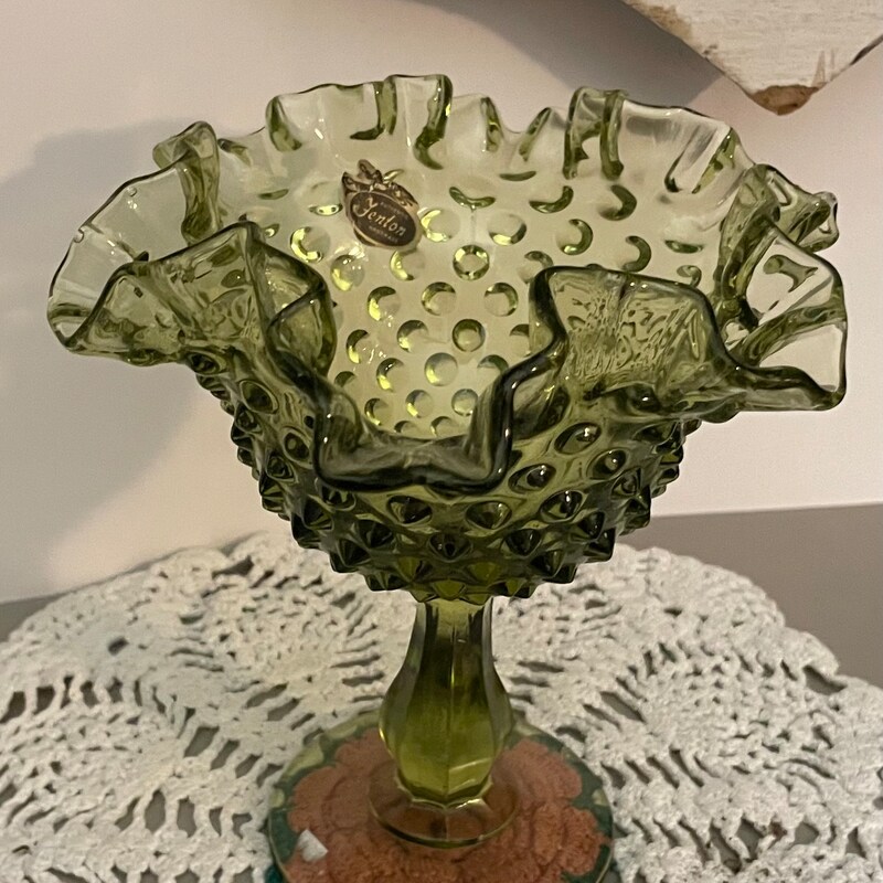 Fenton Candy Dish - Etsy