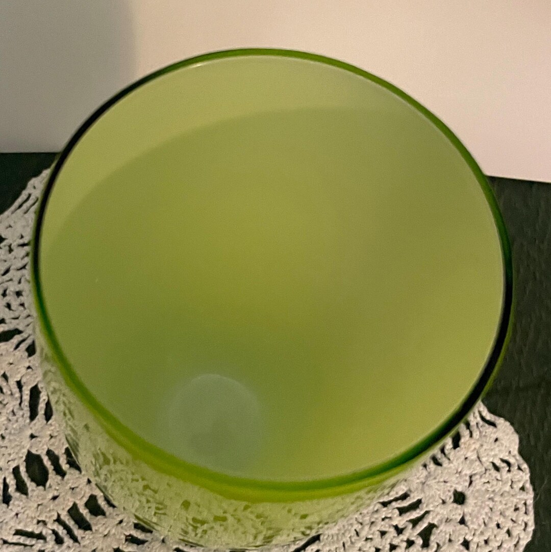 Lime Green Vase - Etsy